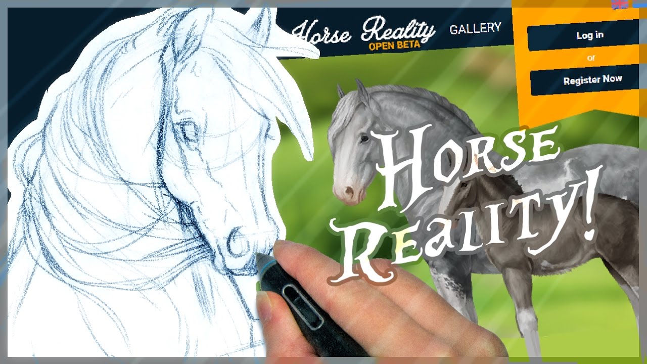 Horse Reality - The American Miniature Horse - Time Lapse Drawing!