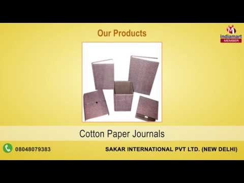 Sakar International Pvt Ltd., New Delhi - Exporter of Embossed Paper ...