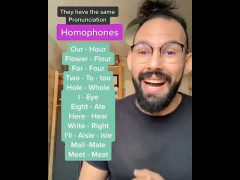 What is #Homophones ? Same Pronouncement 🙄🙄 For example like 📝📝👏👏👍👍