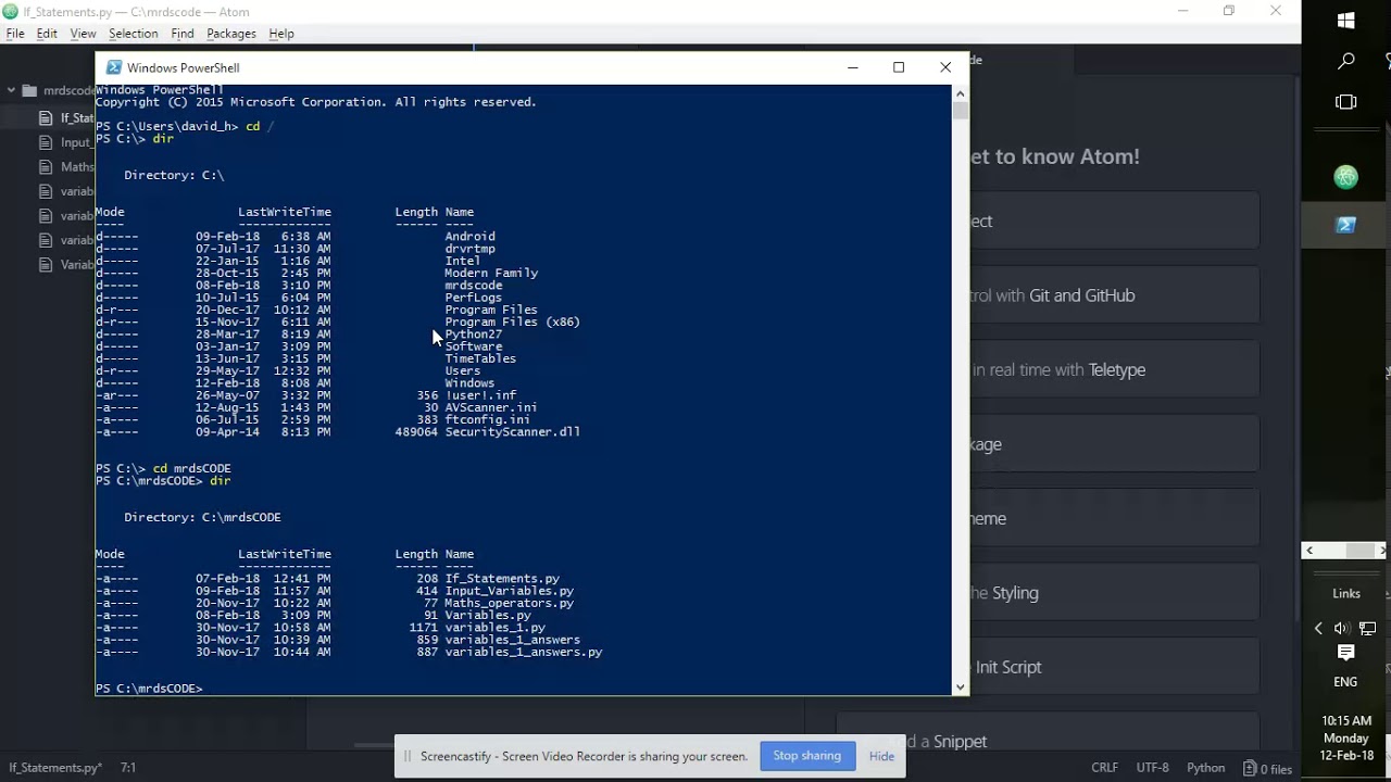 Python Testing Powershell