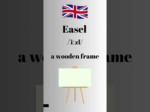 How to Pronounce Easel in English British Accent #learnenglish #learnenglishtogether