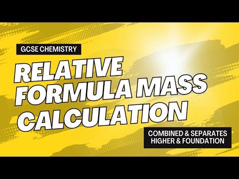 Relative Formula Mass (Mr) - Chemical calculations