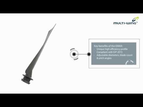 Multi-Wing ErP compliant fans and services for HVAC