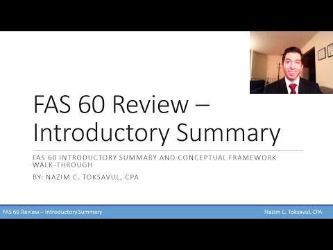 FAS 60 Review   Introductory Summary