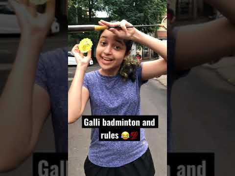 Galli badminton and rules 😂 #shorts #ytshorts #badminton #india