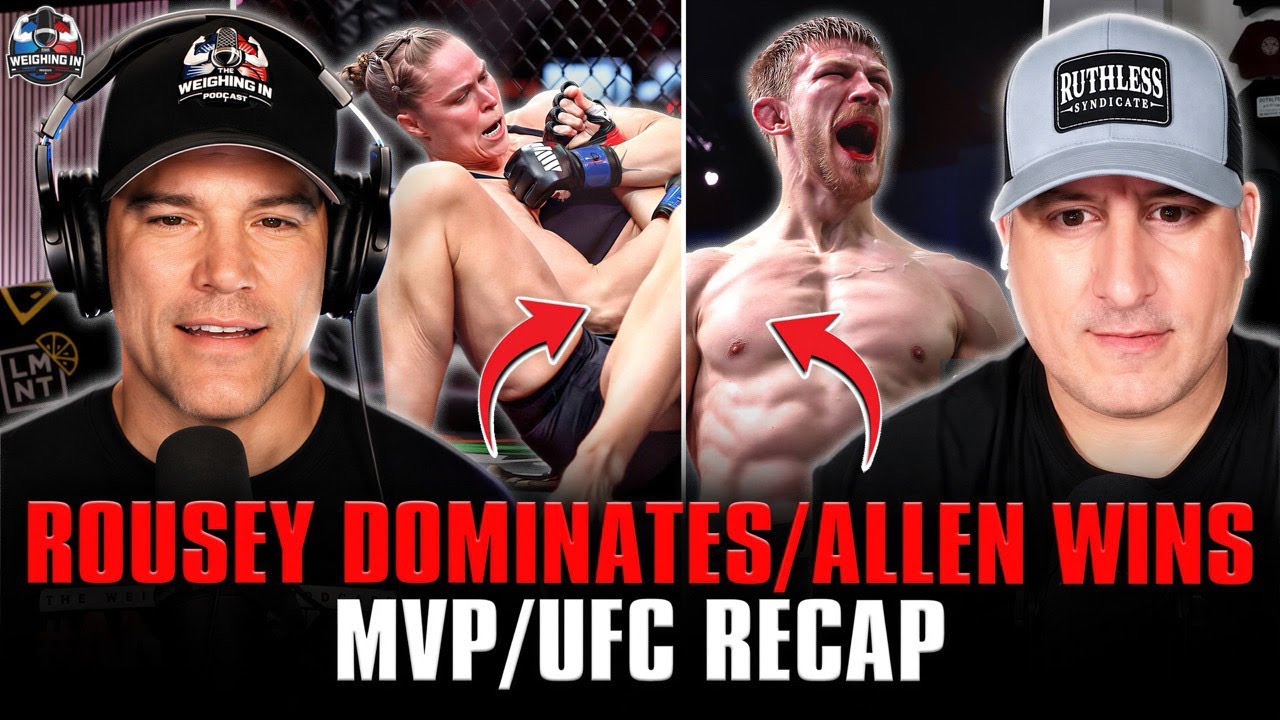 MVP & Ronda deliver while Arnold Allen carries UFC on his back
