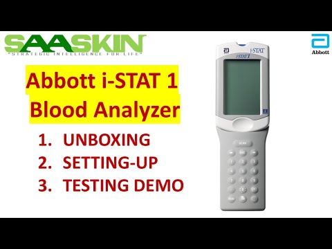 Abbott i-STAT 1 Blood Analyzer | UNBOXING | SETTING UP | TESTING DEMO | #04P75-03