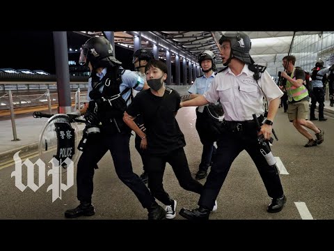 A chaotic day in Hong Kong ends with specter of more violence to come