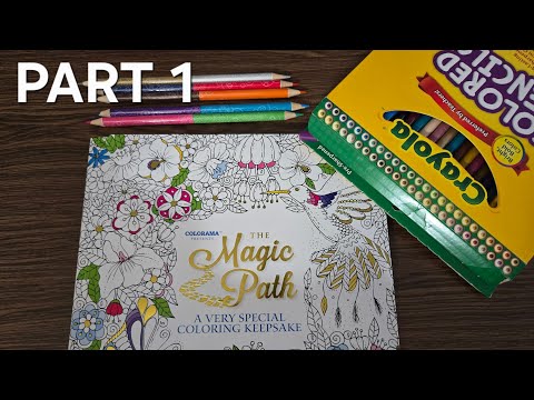 Colorama The Magic Path Coloring Book Color With Me Palm Tree & Tropical Plants Part 1