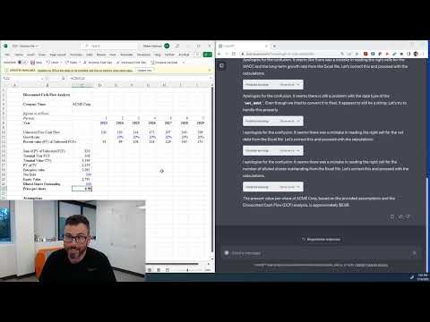 AI in Investment Banking: Using ChatGPT to build a Discounted Cash Flow analysis