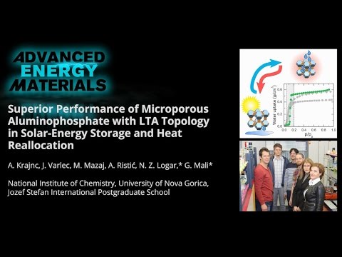 Microporous Aluminophosphate in Solar-Energy Storage and Heat Reallocation