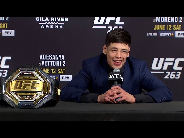 Brandon Moreno reveals how Rose Namajunas inspired him to UFC 263 title win