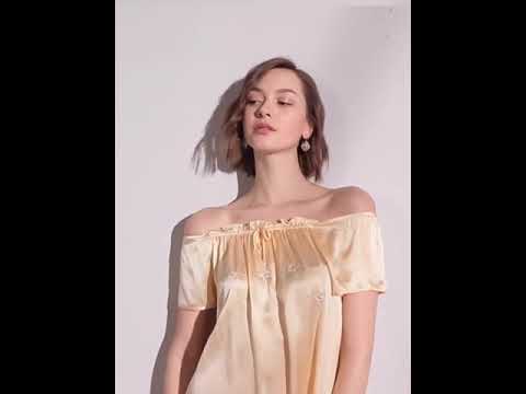 Luxury Silk Nightgowns Silk Chemises - PandaSilk.com