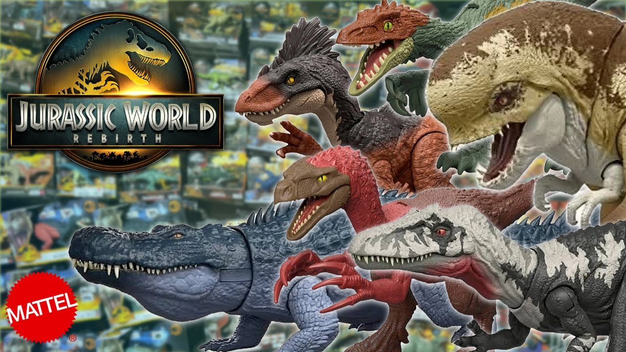 NEW Jurassic World Rebirth Toy Reveals! D-Rex plus much more!!