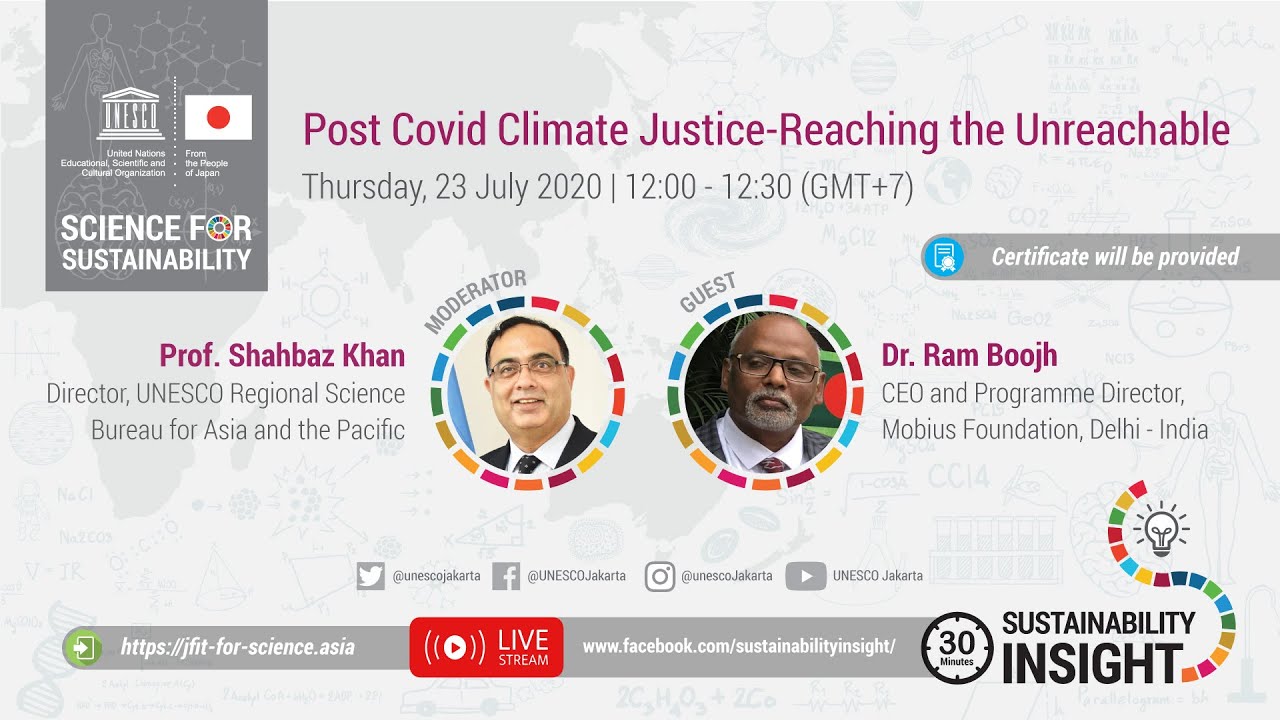 SUSTAINABILITY INSIGHT #7 - Post Covid Climate Justice - Reaching the Unreachable