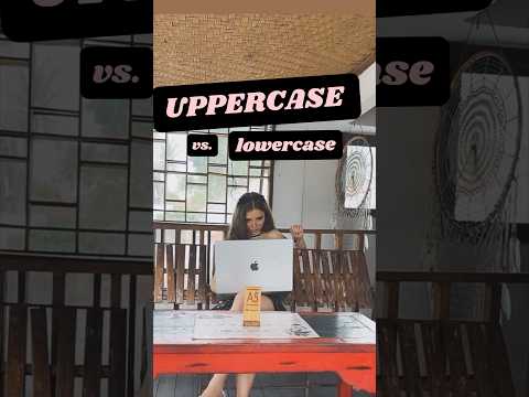 Uppercase vs Lowercase: what should you use in your design? #graphicdesign #typography #fonts