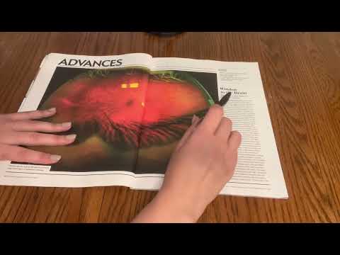 ASMR Soft Spoken Scientific American Magazine Review