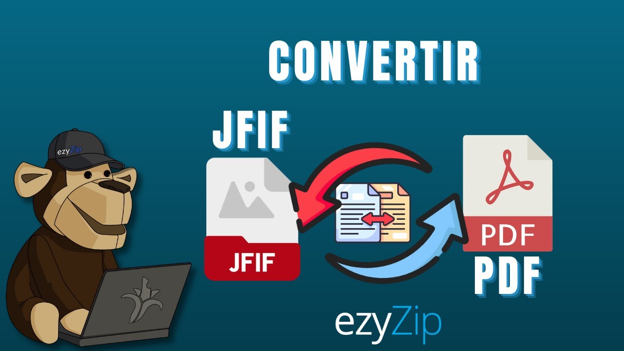 Convierte JFIF a PDF en línea (¡Rápido!) - ezyZip