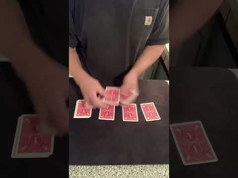 4 ACES (#1) - Self-Working Card Tricks Tutorial