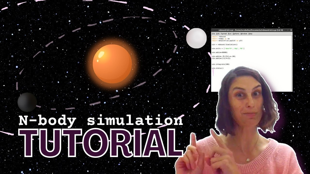 Learn How to Run a Simple N-body Simulation (REBOUND Tutorial)