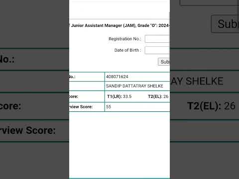 IDBI JAM SCORECARD / IDBI JAM FINAL RESULT SCORECARD / IDBI JAM #IDBI JAM