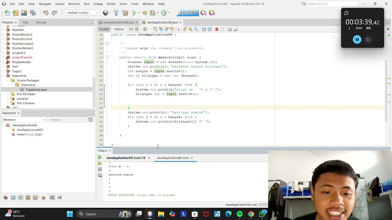 Nested Loop and Array