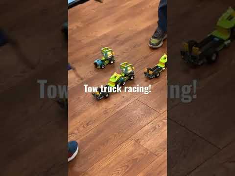 Tow truck racing! #legowedo2 #engineering #lego #brainbytesacademy