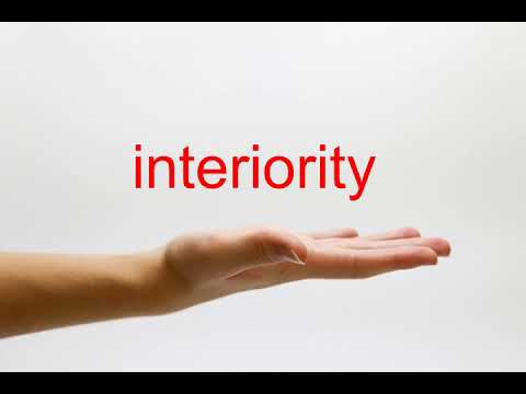 How to Pronounce interiority - American English