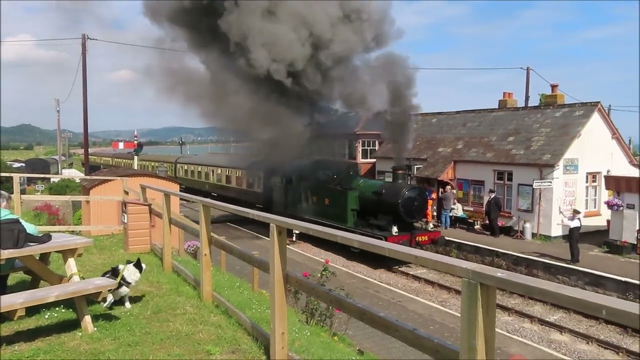 STEAM TRAINS AT WATCHET, BLUE ANCHOR AND MINEHEAD WSR 20 AND 25 JUNE 2024