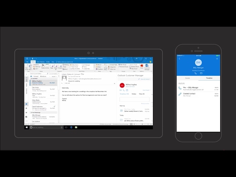 Outlook Customer Manager - How to get started