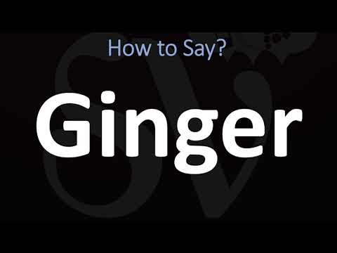 How to Pronounce Ginger? (CORRECTLY)