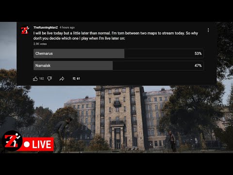 Viewer choice map today = Chernarus in beautiful 4k!! Livestream