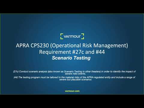 How to Achieve APRA CPS 230 Scenario Testing Requirements with vArmour