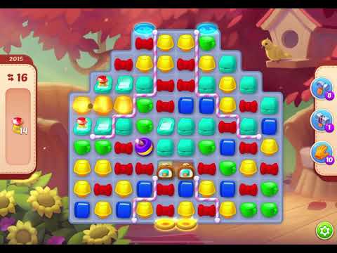 HomeScapes Level 2015 no boosters (18 moves)