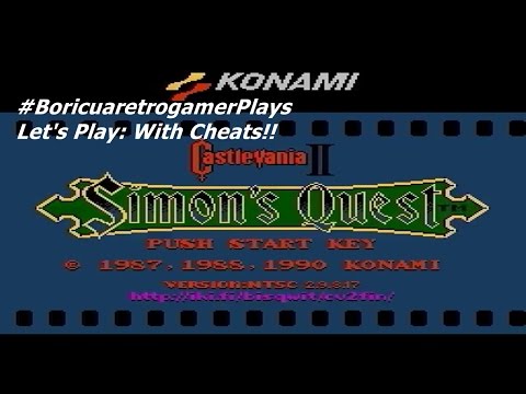 Let's Play: Castlevania II: Simon's Quest Extended Hack (With Cheats)