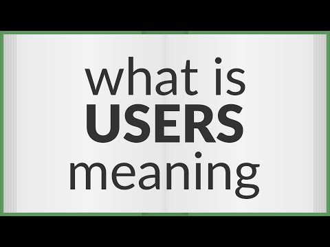 Users | meaning of Users
