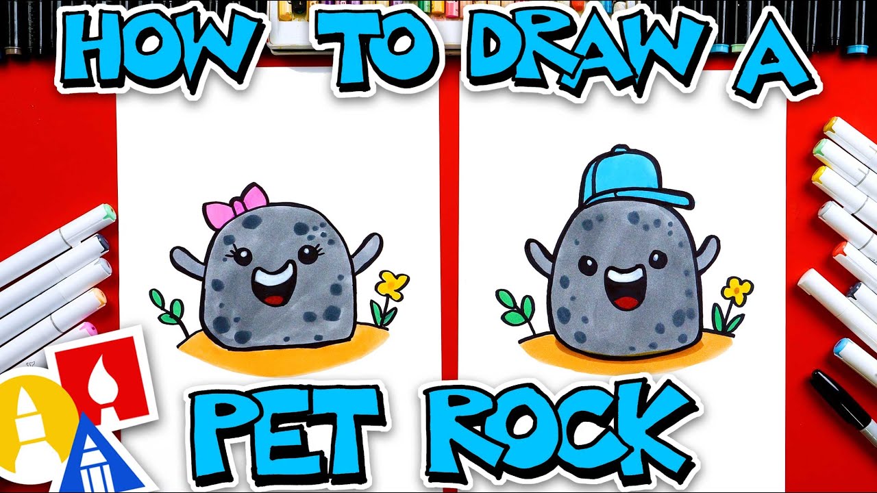 How To Draw A Pet Rock