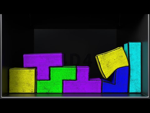 Softbody Tetris V31 ❤️ C4D4U