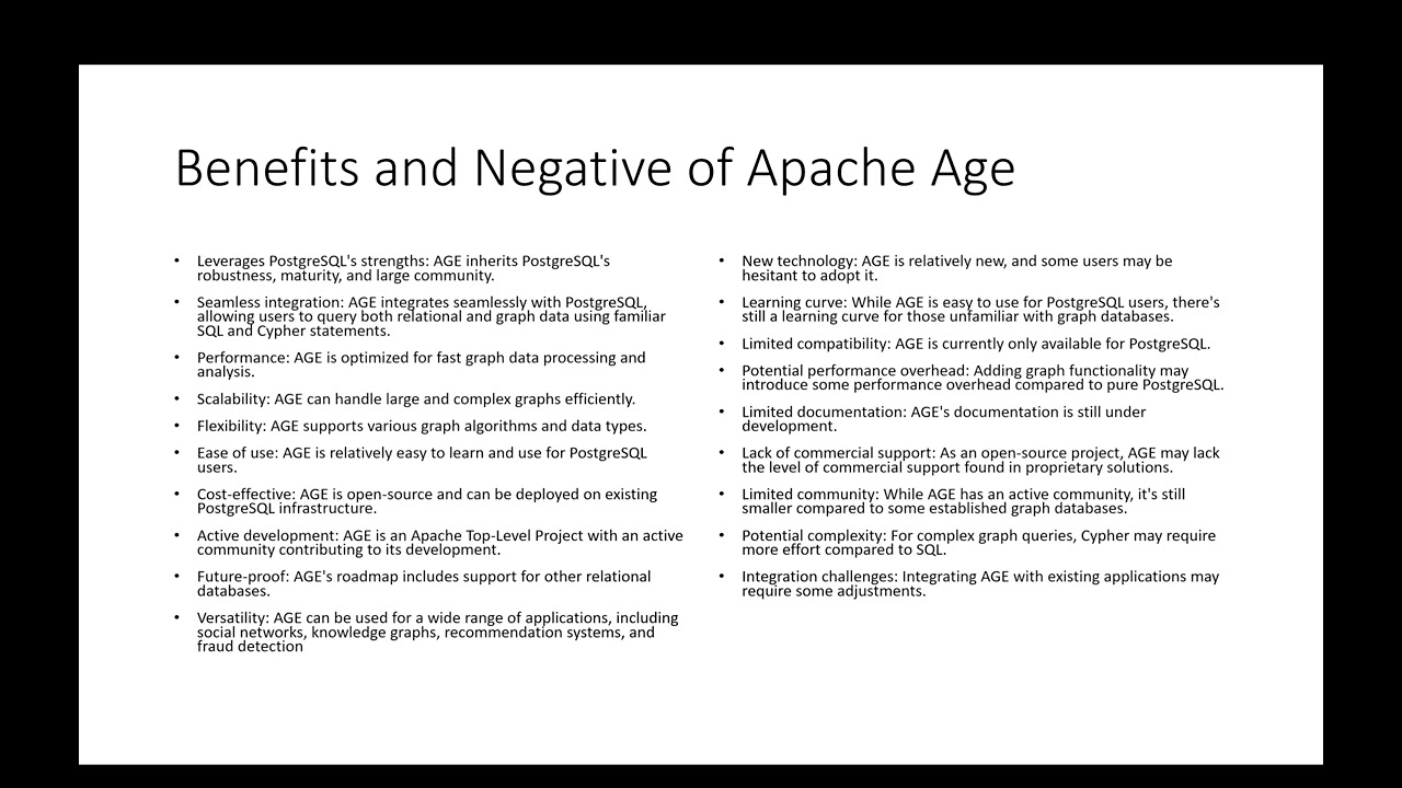 High  Level overview of Apache Age