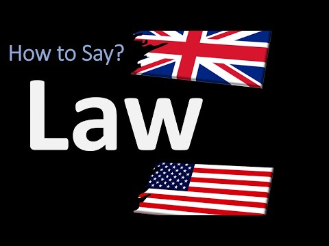 How to Pronounce Law? (2 WAYS!) UK/British Vs US/American English Pronunciation
