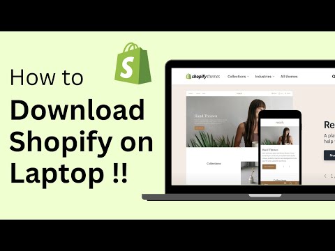 How To Download Shopify App On Laptop !