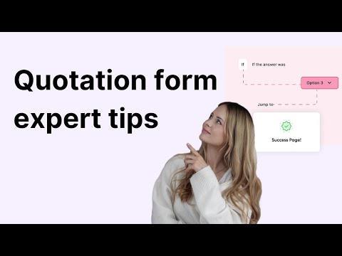 Supercharge your quotation forms with these easy steps