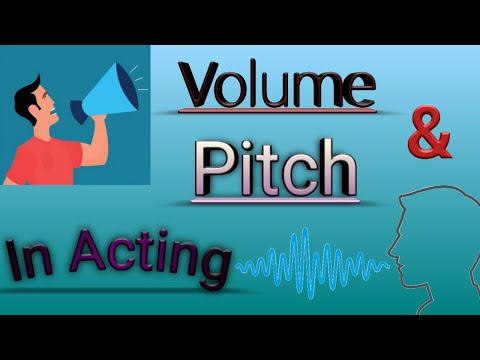 Volume & pitch in Acting| voice Training for Actors|voice exercise