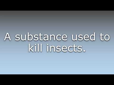 What does Insecticide mean?