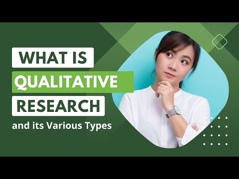 What is Qualitative Research and Its Types