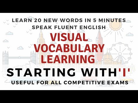 Visual Vocabulary - Learn 20 New Words in 5 Minutes Starting With 'I' Unacademy English Vocabulary
