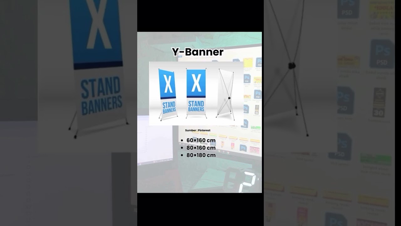Macam macam ukuran banner standar percetakan #graphicdesign #graphicdesigner #desainergrafis #desain