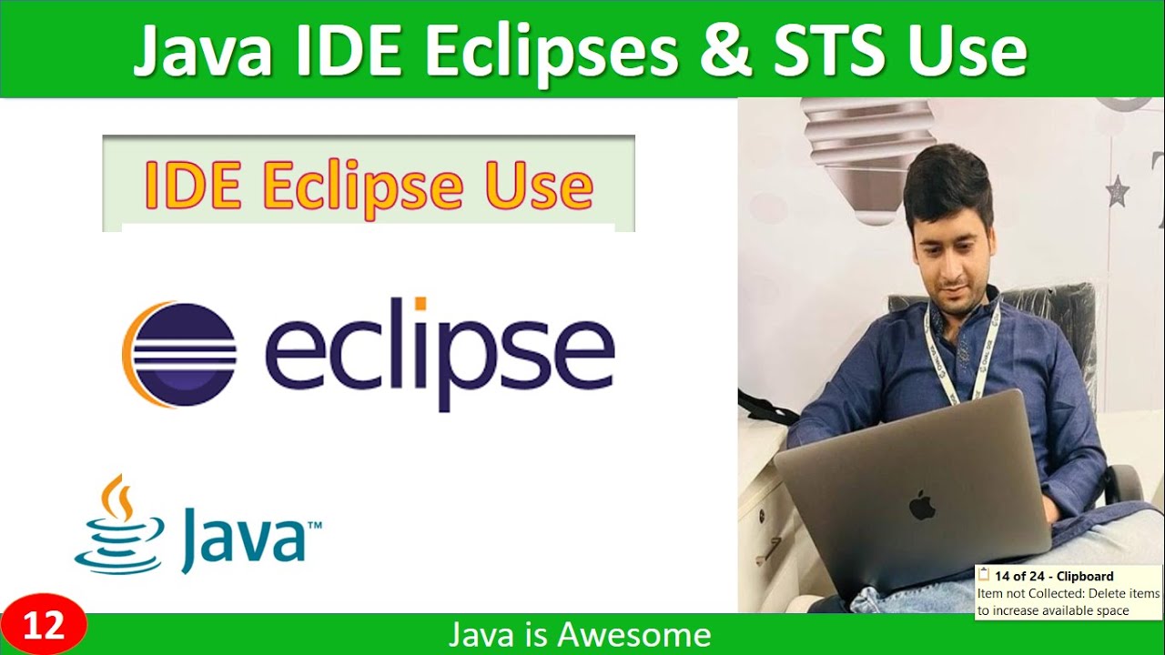 How to use Java IDE like Eclipse, STS,  VScde and Notepad