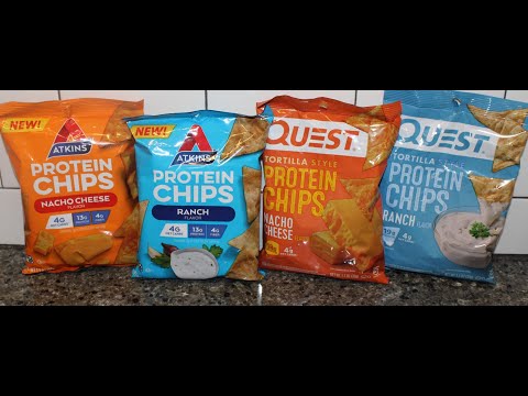 Blind Taste Test: Atkins vs Quest Protein Chips Nacho Cheese & Ranch
