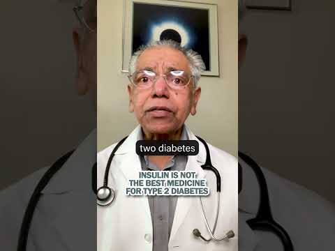 Insulin is not the best medicine for type 2 diabetes